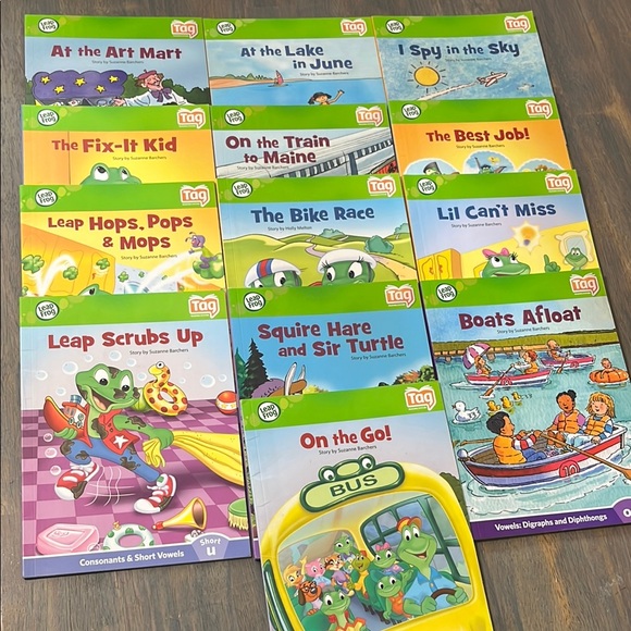 Toys | Leapfrog Tag Reading Books Set Of 13 Childrens Books Kids Books ...